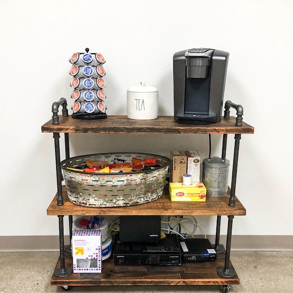 Rustic Bar Cart - Etsy