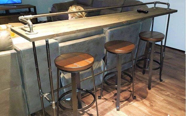 Reclaimed Wood Bar Table Wood Bar Table Buffet Table | Etsy