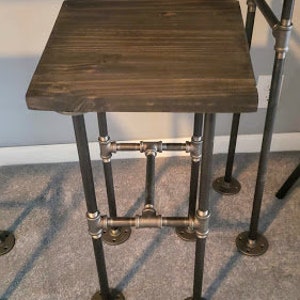 Industrial Pipe Bar Stools, Bar Stools, Counter-height Stools, Pub ...