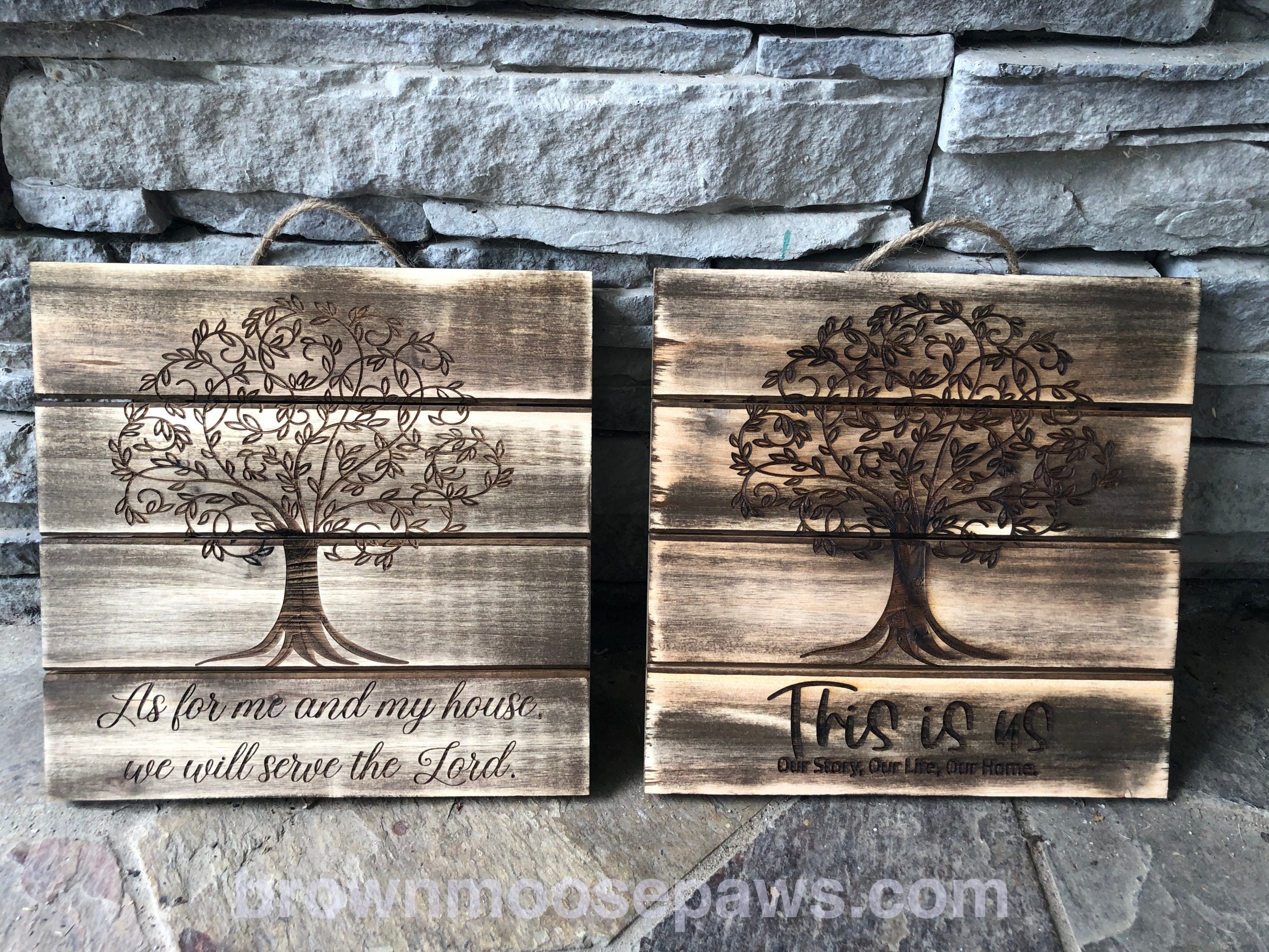 Tree of Life Pallet Wall Hanging Laser Engraved Wood - Etsy