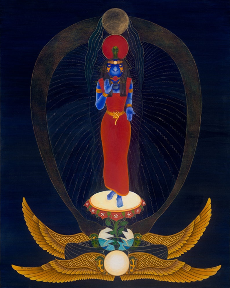 Ra Hoor Khut Thelemic Art Print - Etsy