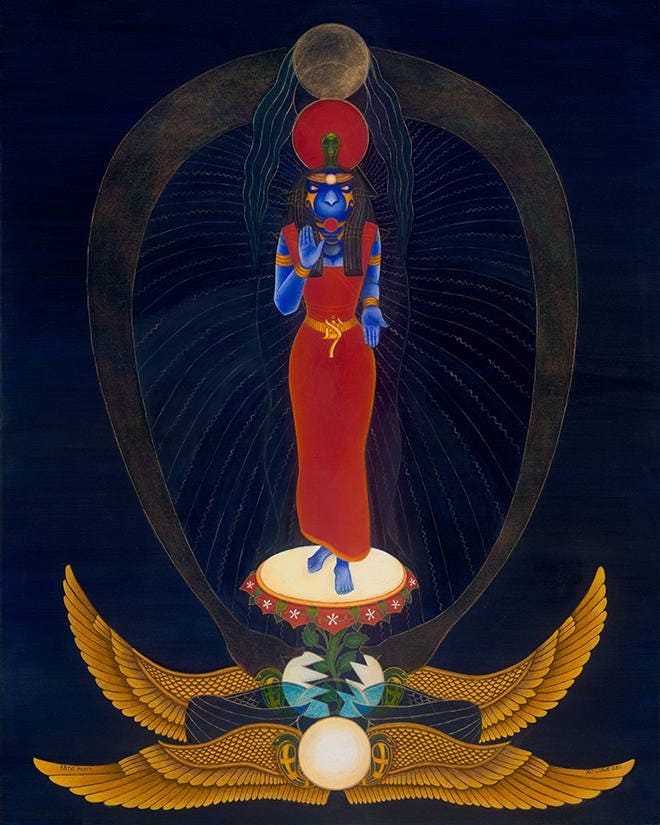 Ra Hoor Khut Thelemic Canvas Art Print - Etsy