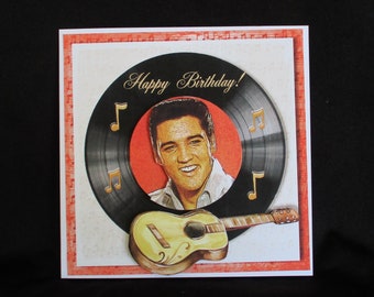 Elvis Birthday Card Happy Birthday Elvis - Etsy