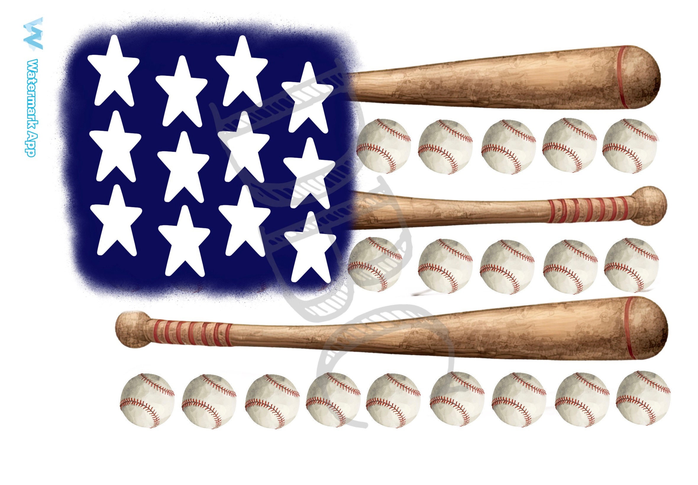 Baseball Flag Png - Etsy