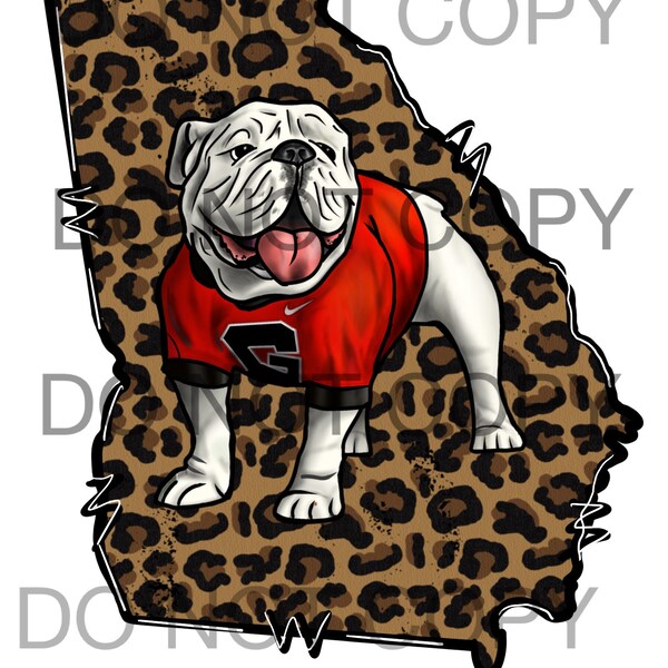 Georgia Bulldogs Png - Etsy