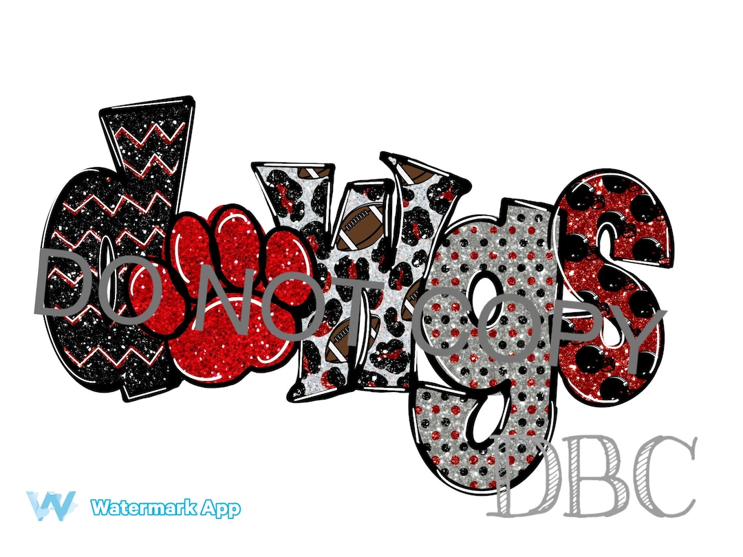 Glitter Dawgs Digital Download - Etsy