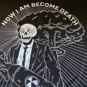 Skull Atomic Bomb Death Skeleton Screen Print Tapestry | Modern Fabric ...