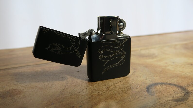 Engraved Snake Lighter Join Or Die Handmade In The UK | Etsy