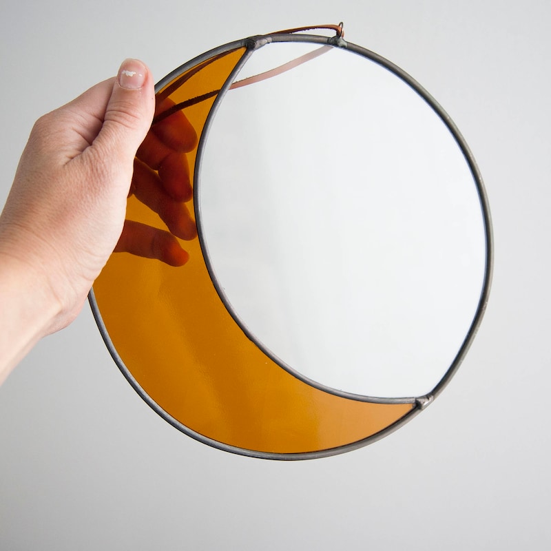 Stained Glass Moon - Etsy