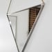 Triangle Mirror With Brass Hanging - Stained Glass Mirror Wall Decor - Etsy
