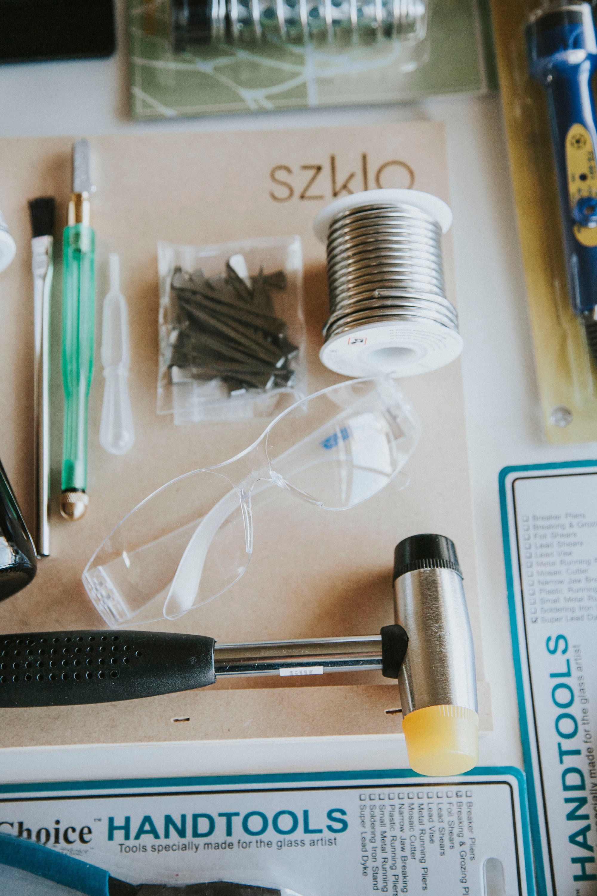 Stained Glass Beginner Tool Kit Foil Or Lead Method — Szklo Glass