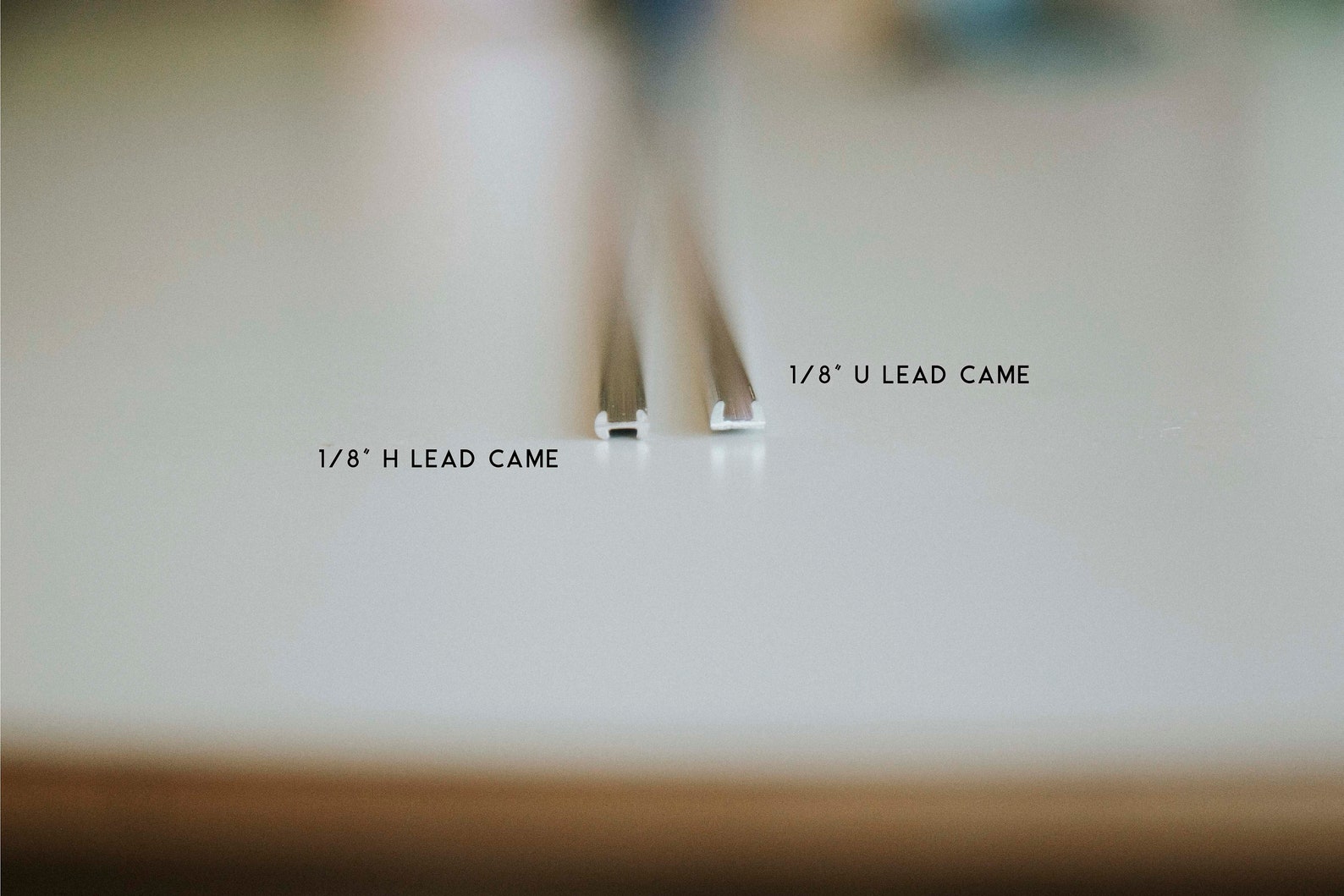 LEAD CAME - 1/8" H & U Round Lead- 3ft Lengths, Bundle of 10 - Stained ...