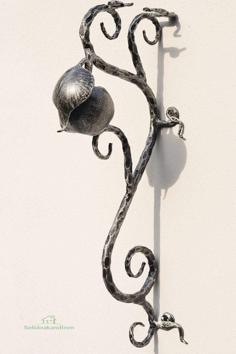 Wrought Iron Shelf Bracket Pair - Etsy