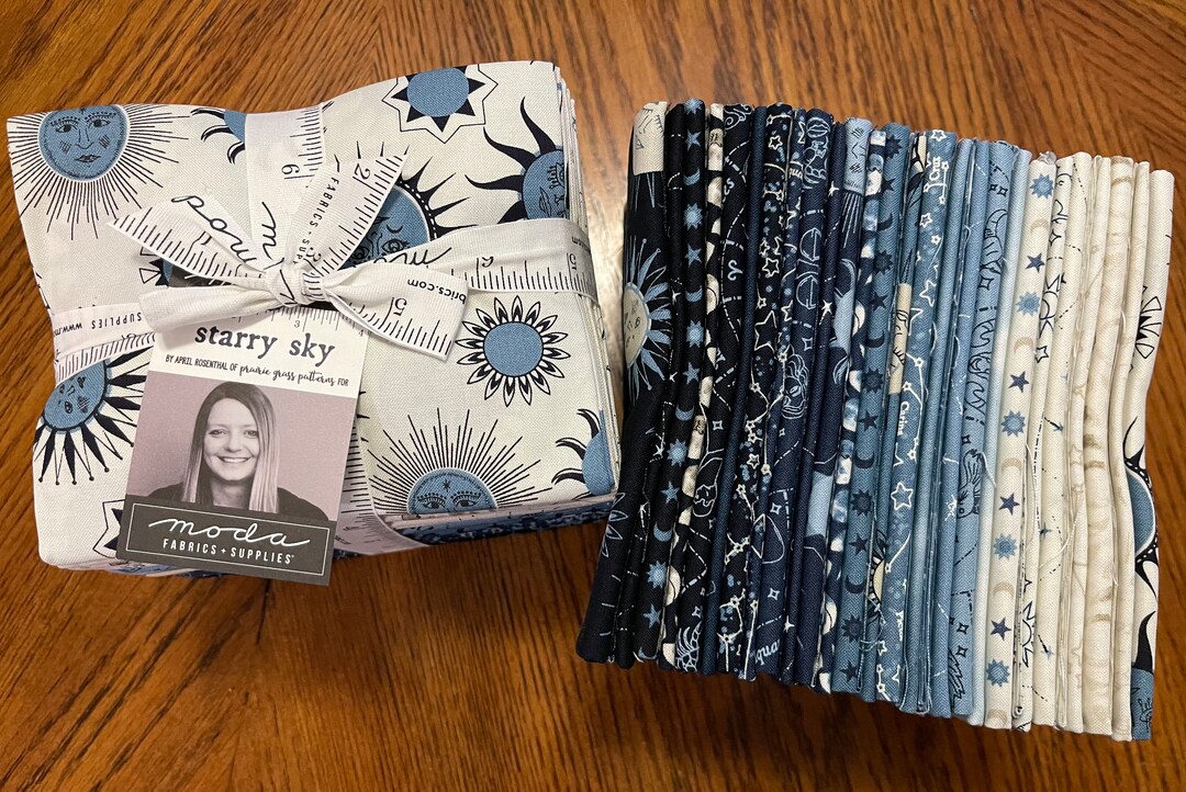Moda Starry Sky Fat Quarter Bundle 26 Skus, Constellation, Astrology ...