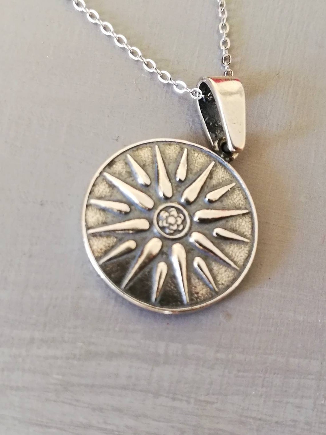 MACEDONIAN VERGINA SUN Coin/ Double Face/ Sterling Silver 925/ - Etsy