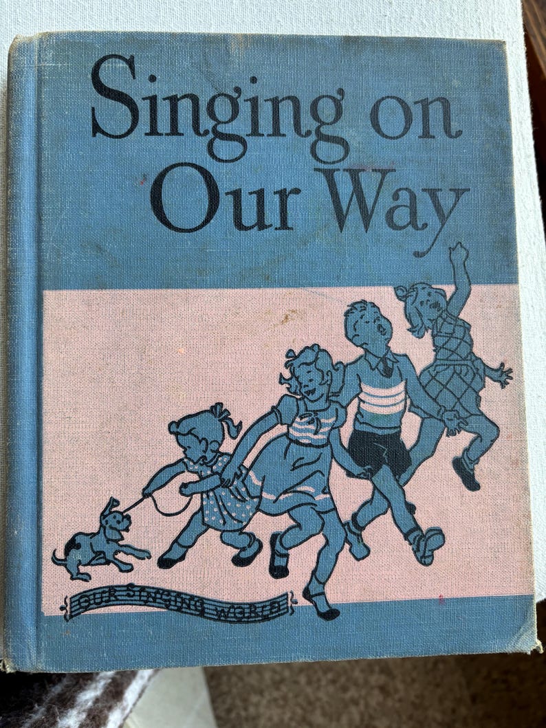 Vintage Children’s Music Books, Singing Books, Songs, Music Education ...