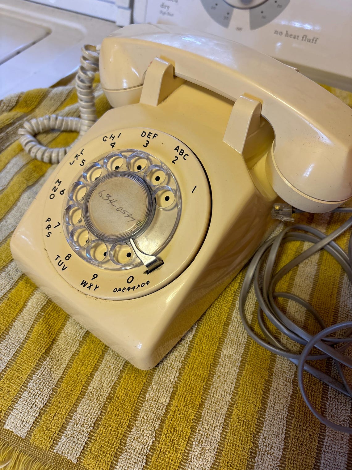 Vintage Rotary Desk Phone, Telephone, Dial Phone, Vintage Telephone ...