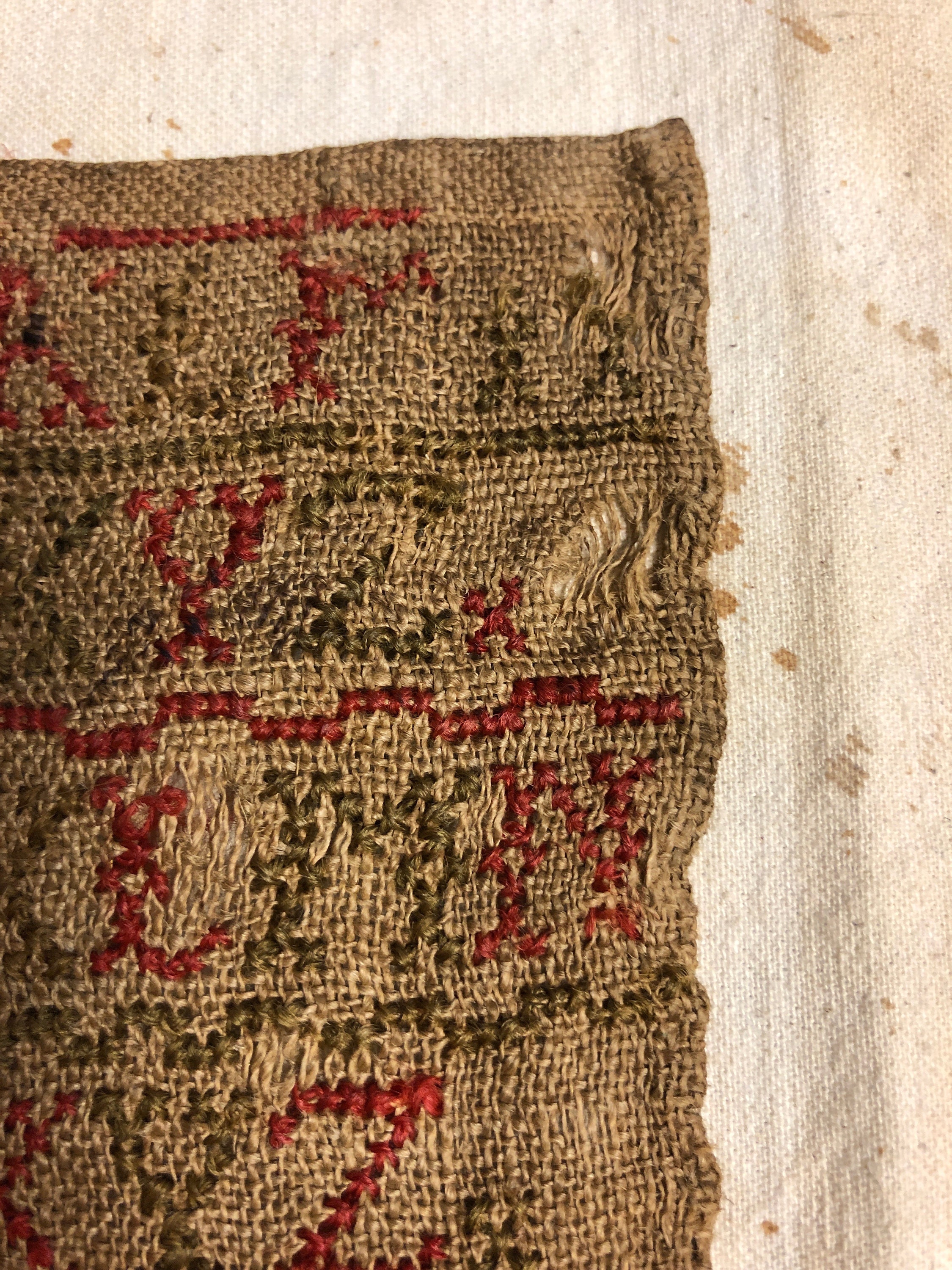 Antique Sampler, Hand Stitched Sampler 1828 - Etsy