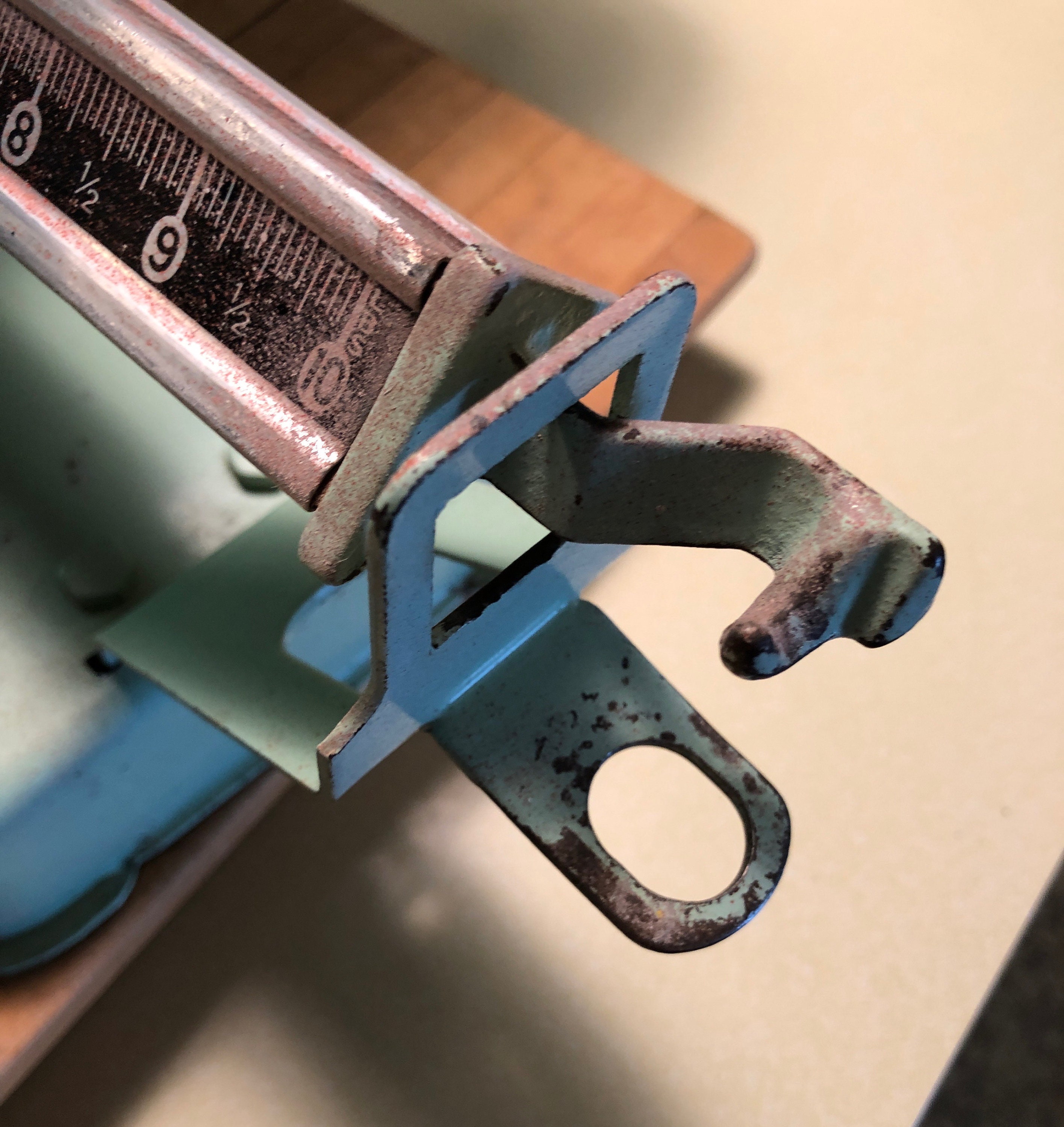 Vintage Green Metal Baby Scale, Photo Prop, Nursery Decor, Baby ...