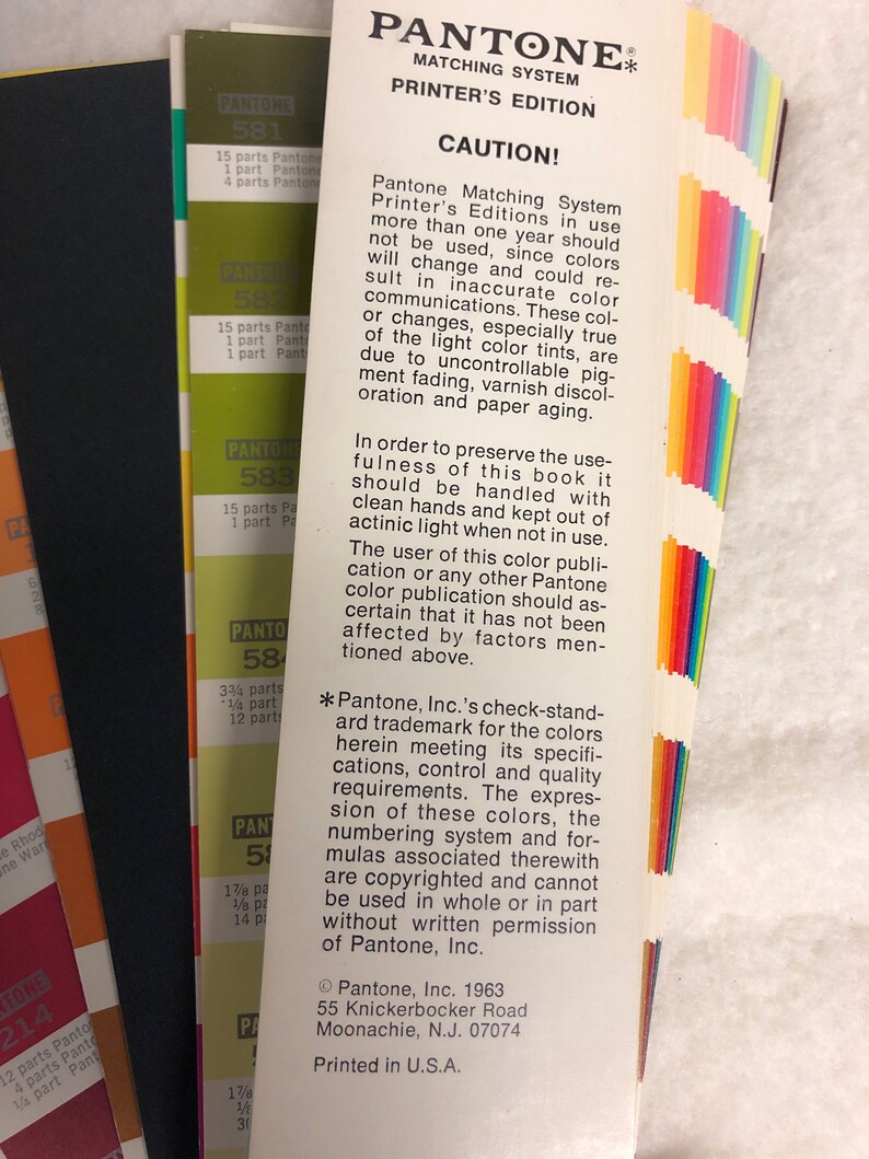 Vintage Pantone Matching Color System, Color Wheel, Vintage Color Wheel ...