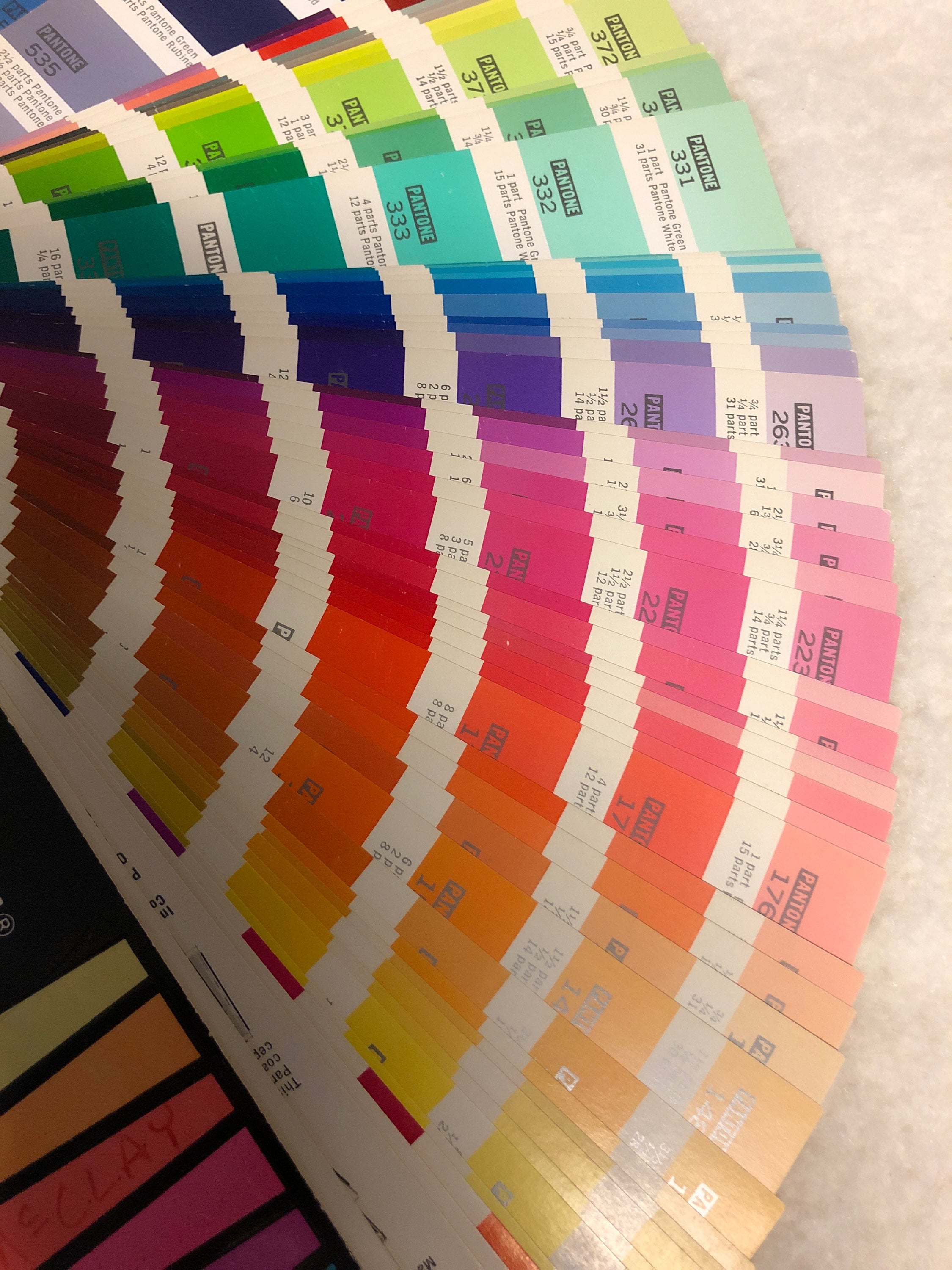 Vintage Pantone Matching Color System, Color Wheel, Vintage Color Wheel ...