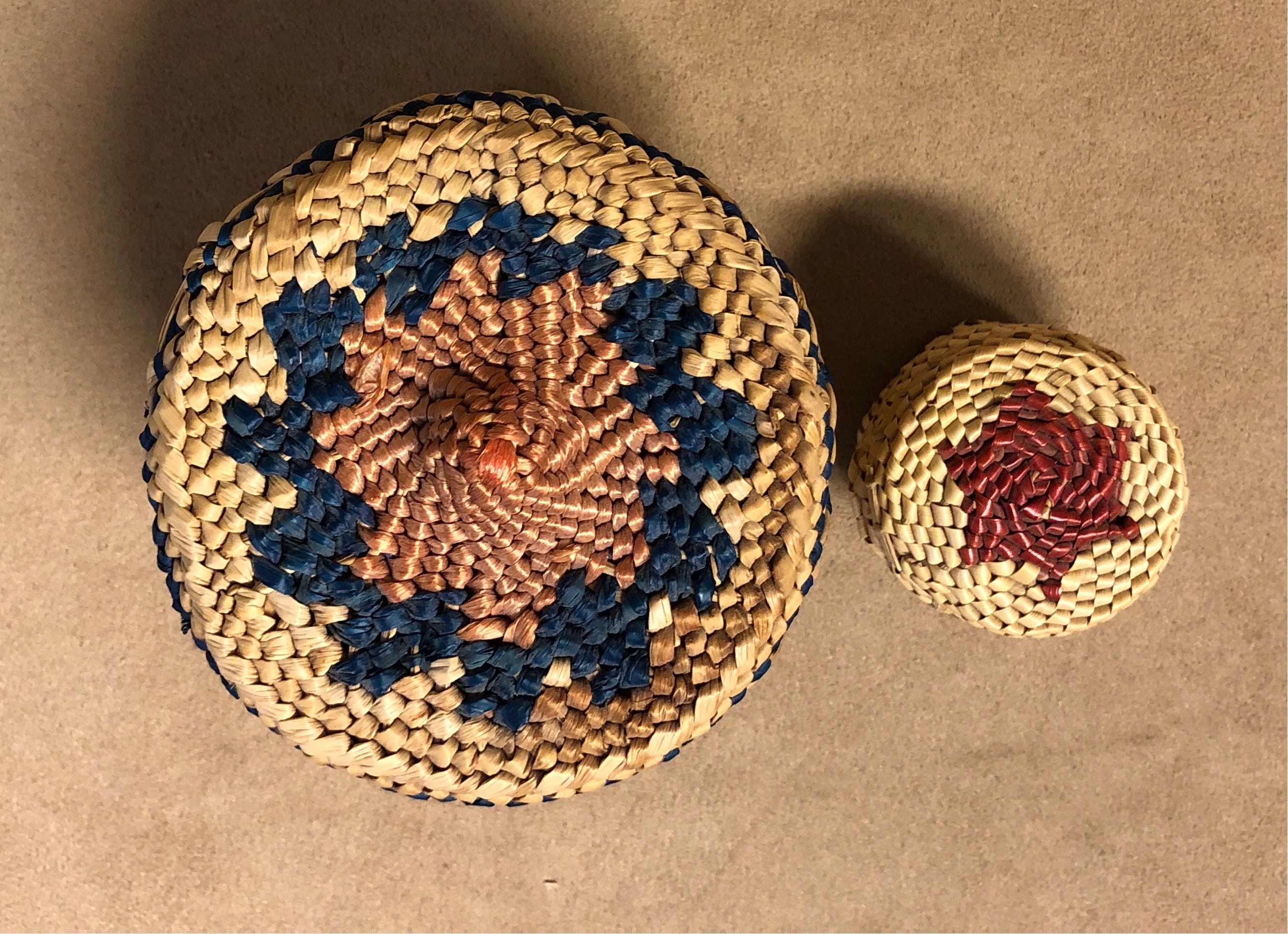 Native American Baskets, Hand Woven Cedar Baskets, Quinault Tribe, Cedar Baskets With Lids ...