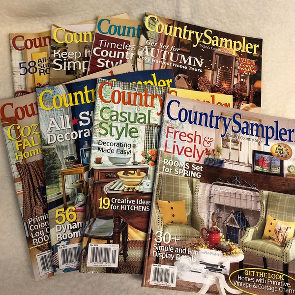 Country Sampler - Etsy