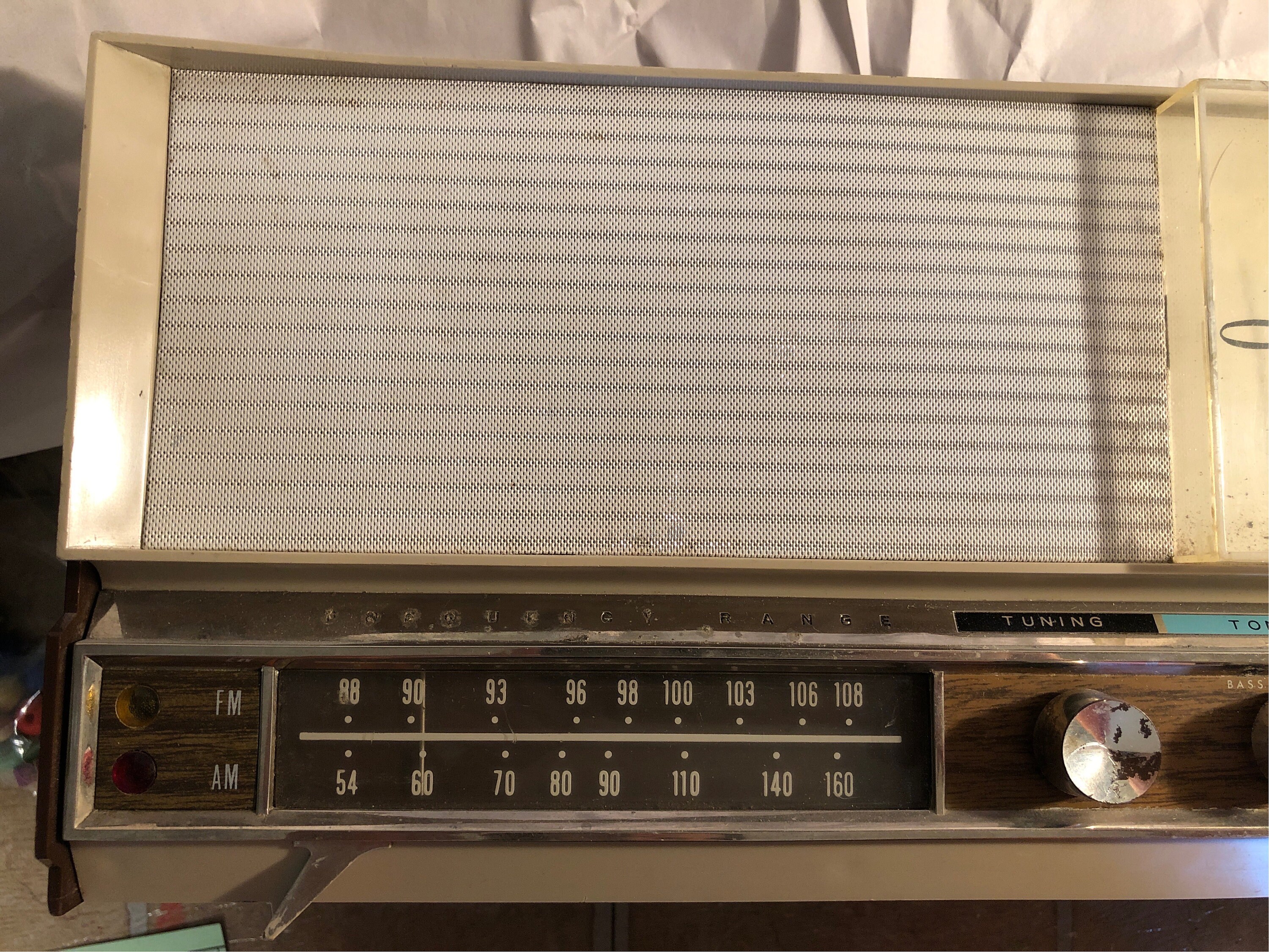 Sears Silvertone Am/fm Radio and Clock,1950/60s Vintage Clock, Electric ...