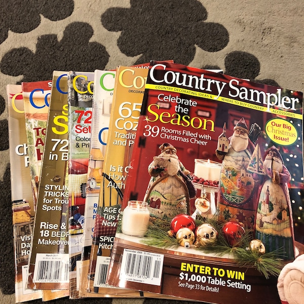 Country Sampler - Etsy