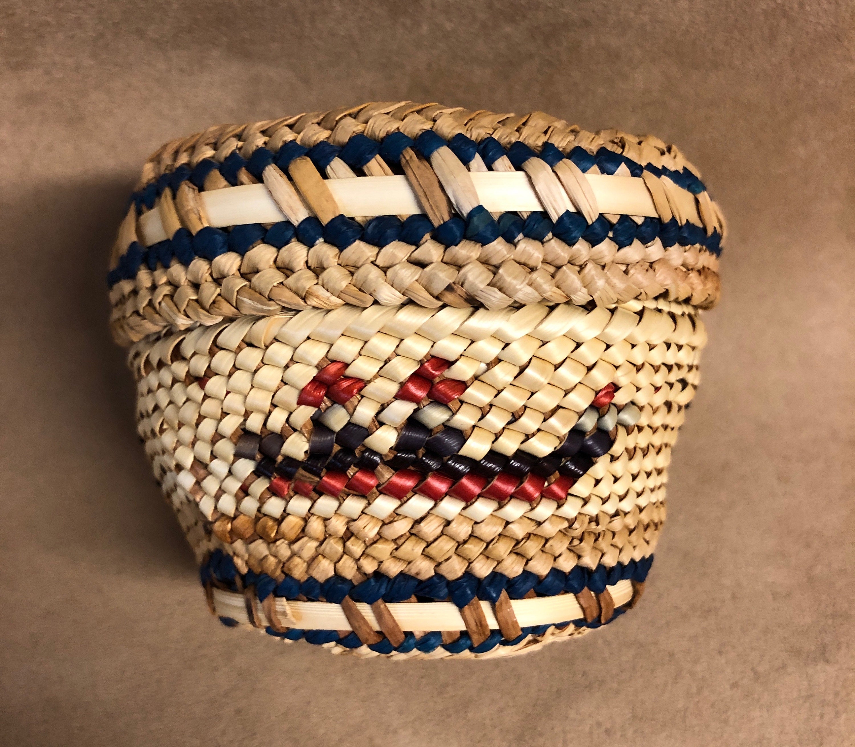 Native American Baskets, Hand Woven Cedar Baskets, Quinault Tribe, Cedar Baskets With Lids ...