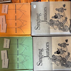 Vintage Children’s Music Books, Singing Books, Songs, Music Education ...