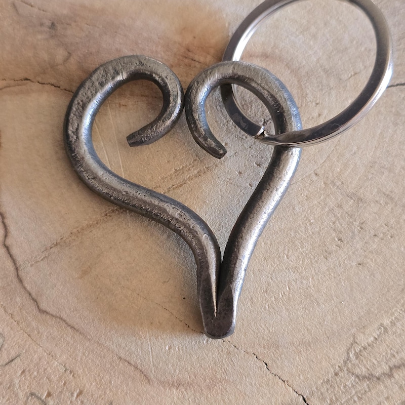 Hand Forged Heart - Etsy