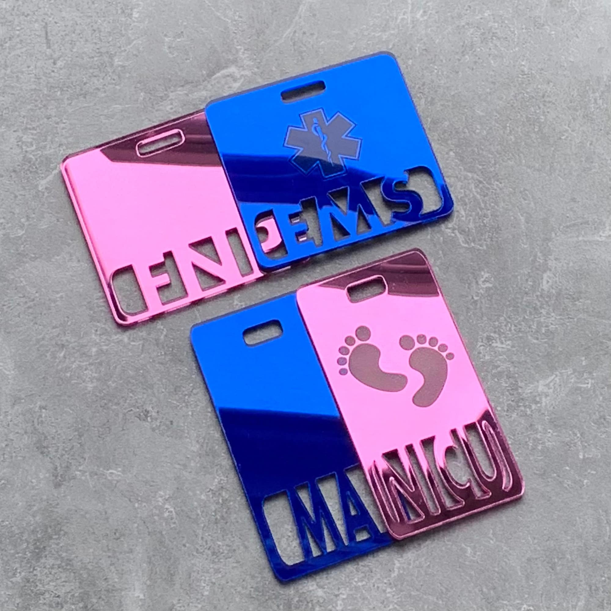 Badge Buddy Tag for Medical Staff in Horizontal and Vertical - Etsy