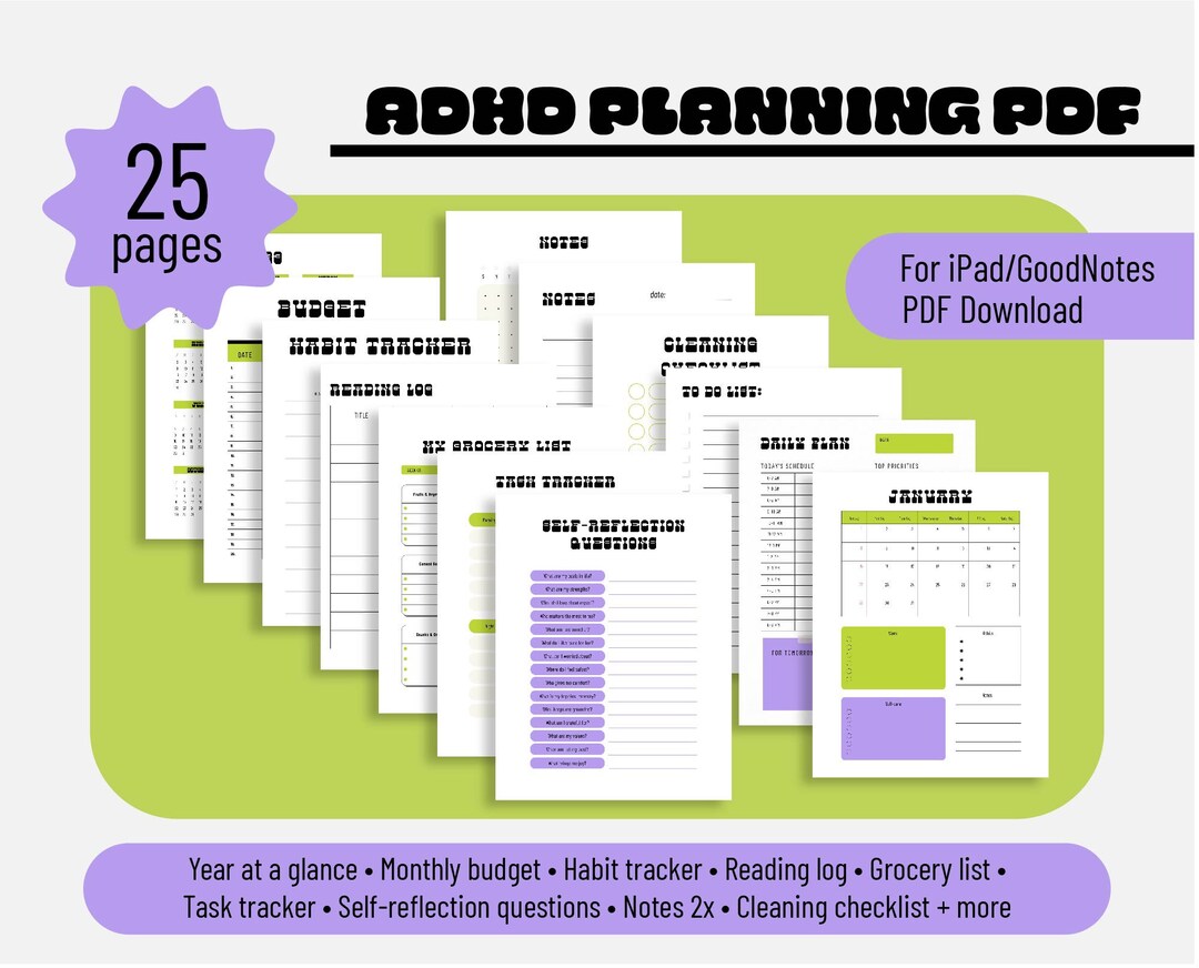 Peak Productivity - Ultimate ADHD Planner and Habit Tracker for Gen Z ...