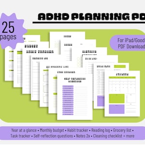 Peak Productivity - Ultimate ADHD Planner and Habit Tracker for Gen Z and Teens - Etsy