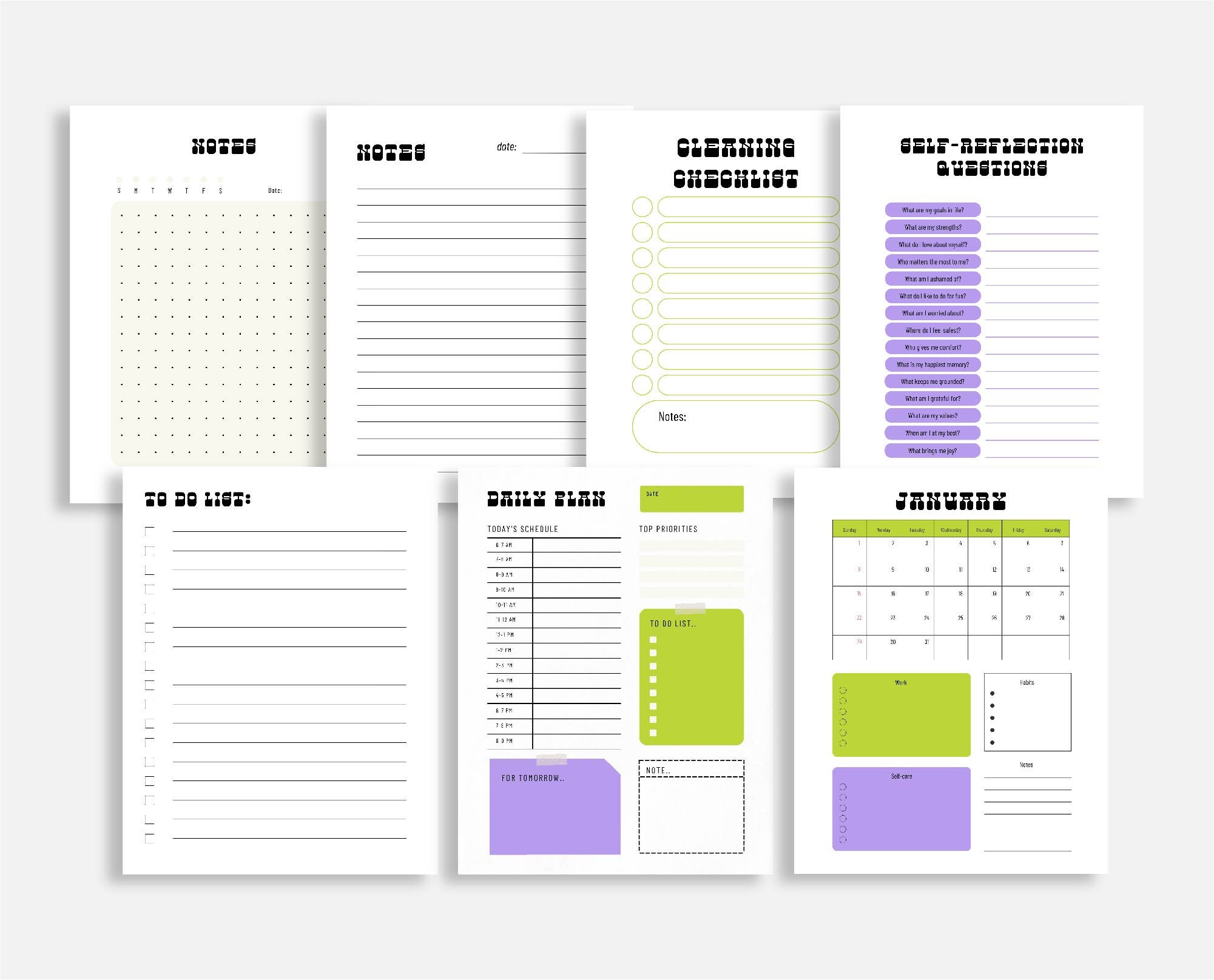 Peak Productivity - Ultimate ADHD Planner and Habit Tracker for Gen Z and Teens - Etsy