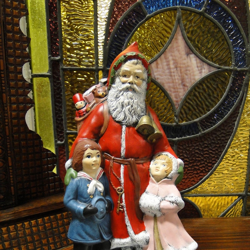 Santa Ceramic - Etsy