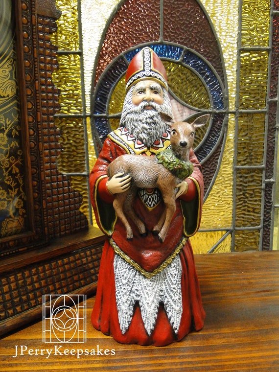 Sinterklaas Saint Nicholas Dutch Santa Figurine Holland Santa - Etsy