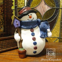 Snowman on a Swing - Etsy