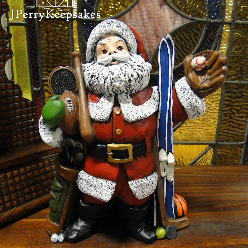 Ceramic Santa Claus - Etsy