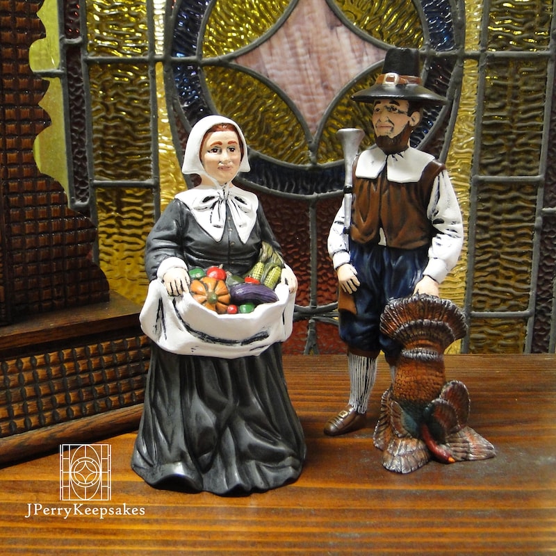 Pilgrim Figurine - Etsy
