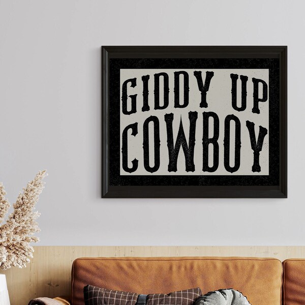 Giddy up Cowboy - Etsy