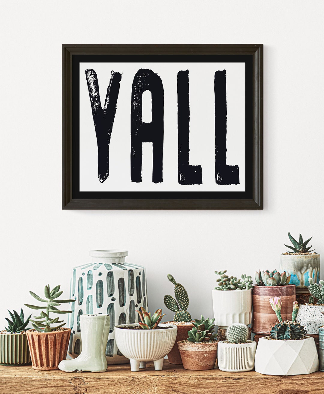 Digital Download, Yall Means All Printable, Western Prints, Western Art ...