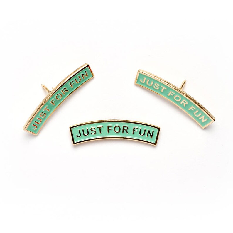 Just for Fun Pin - Etsy