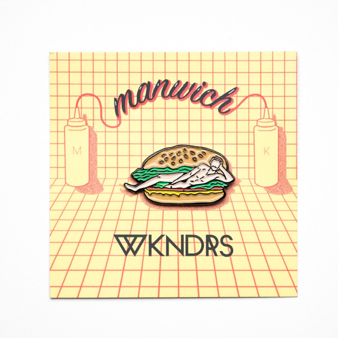 Manwich Pin - Etsy