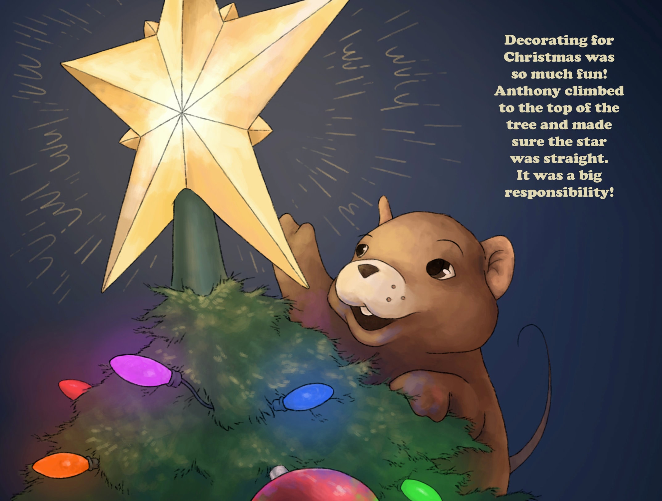 Anthony, the Mouse Who Stirred at Christmas - Etsy