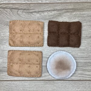 Felt S'mores Playset: Pretend Play Food Toy - Etsy