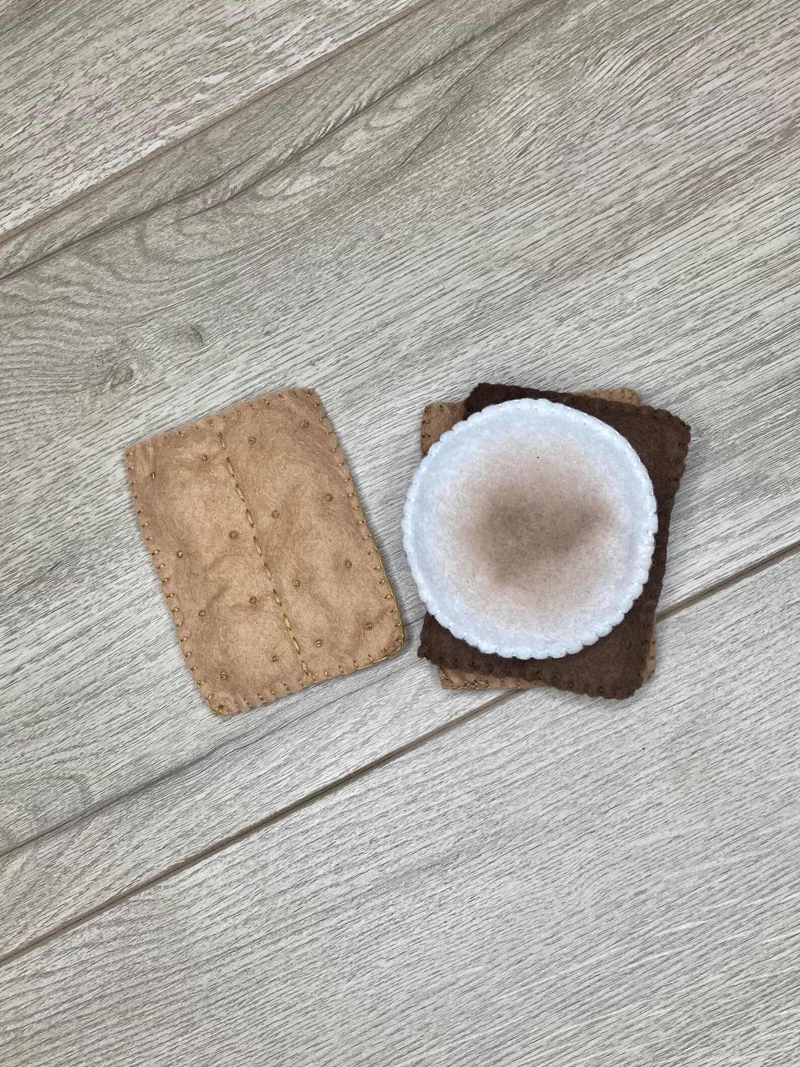 S’mores Playset Ll Felt Food Ll Felt S’mores Ll Pretend Play Ll Toddler ...