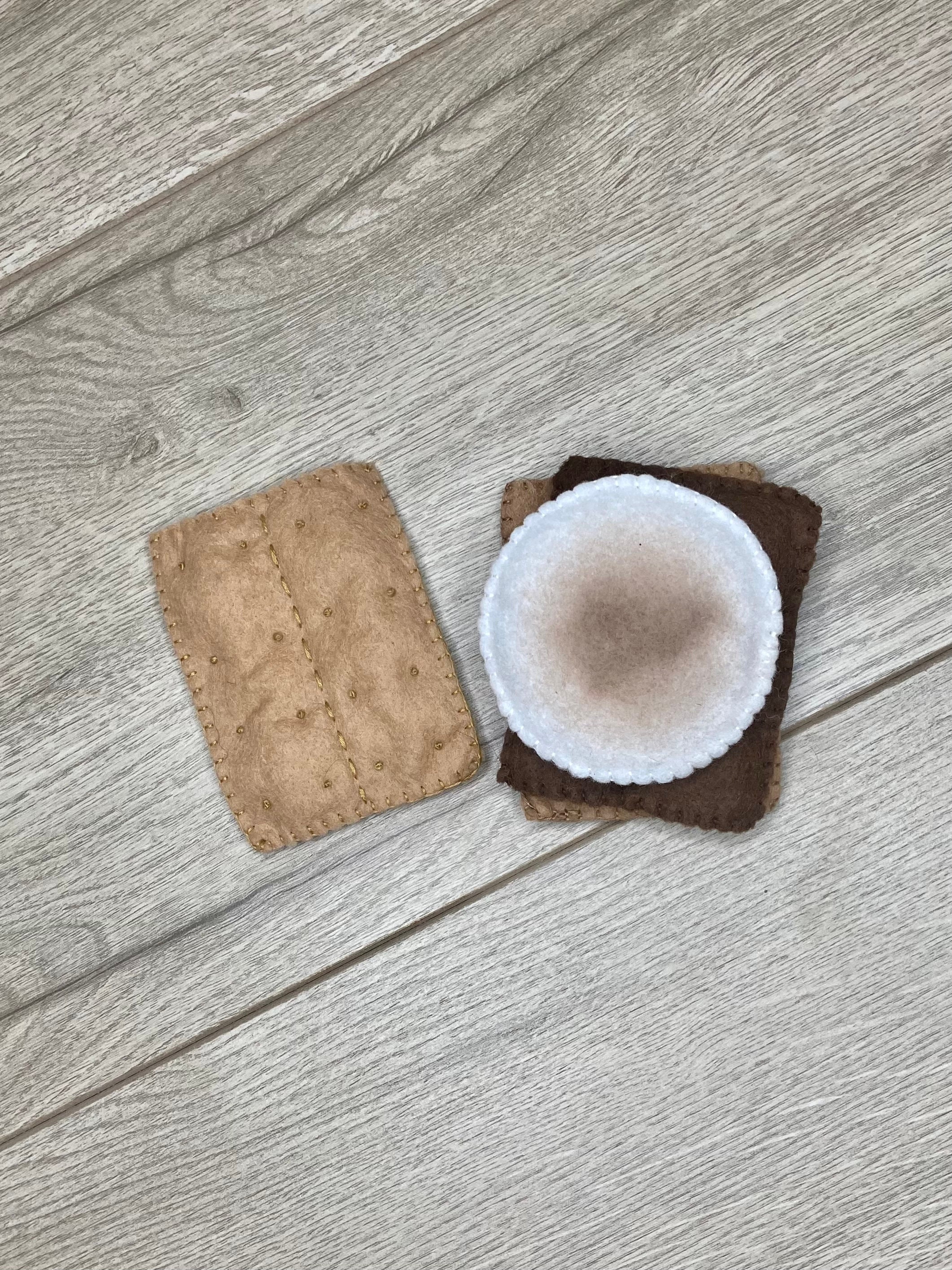 Felt S'mores Playset: Pretend Play Food Toy - Etsy