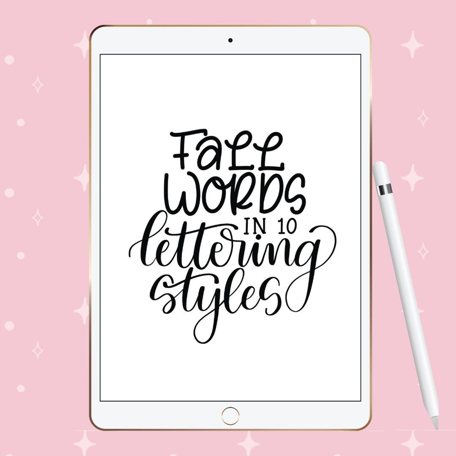 Fall Words Lettering Practice Sheets PDF, Instant Download, 10 Styles ...
